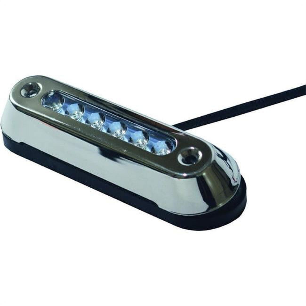 Stainless Steel Bezel LED Oval Underwater Light, Blue - Walmart.com