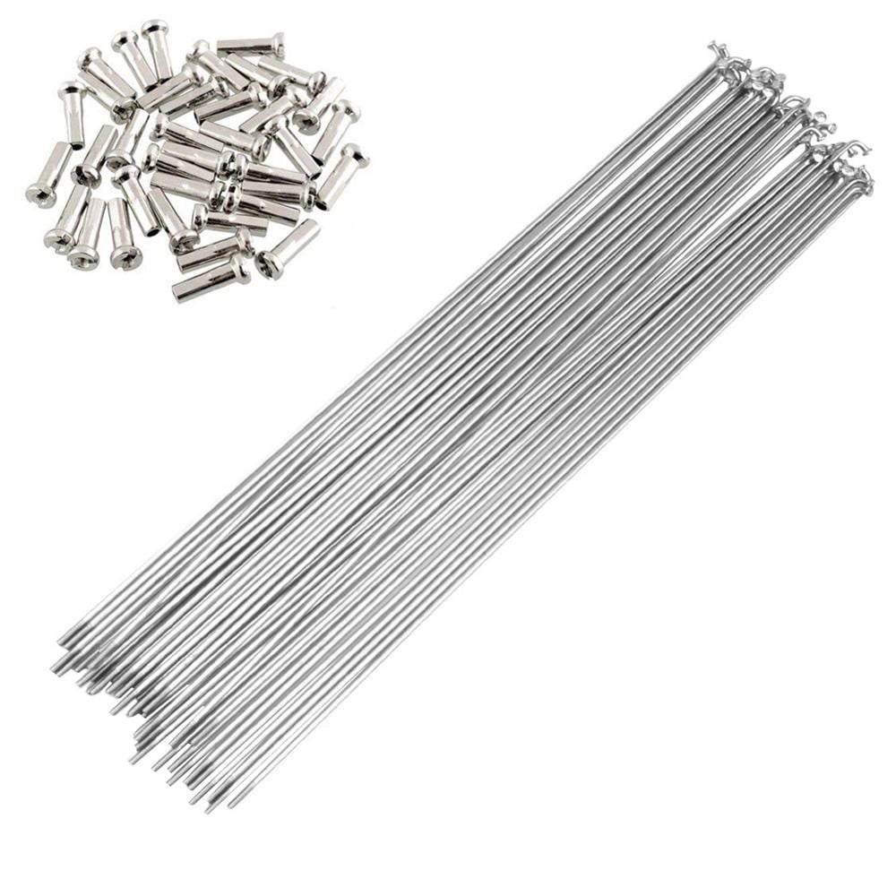 Stainless Steel Bicycle Spokes Bike Spokes With Nipples High Strength ...