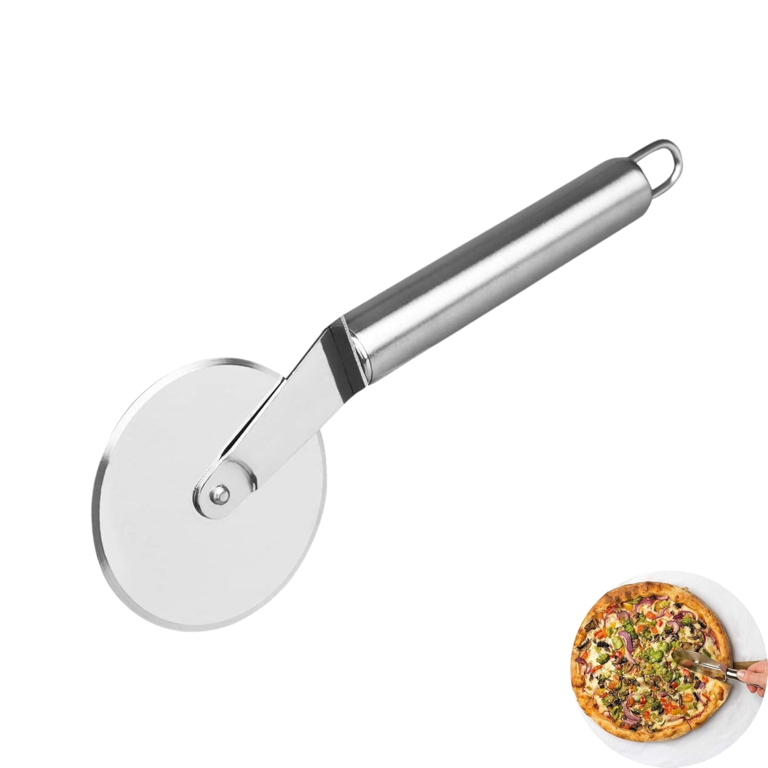Stainless Steel Big size Pizza Cutter Multipurpose Cutter for Kitchen ...