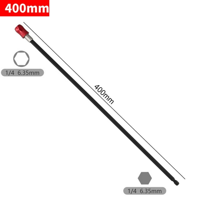 Stainless Steel Bit Extension 1/4 Inch Quick-change Hex Shanks Handheld ...