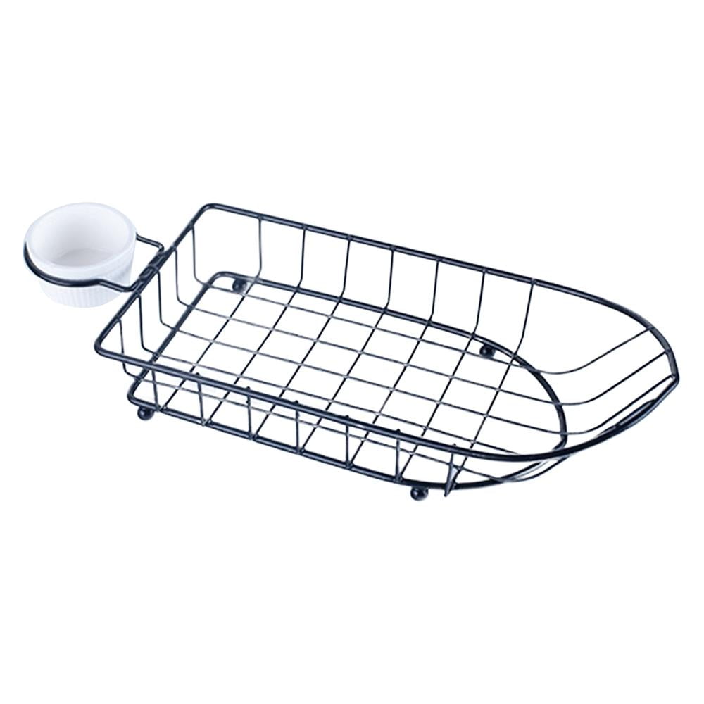 Stainless Steel Black French Fries Basket - French Fries Frying Pan ...