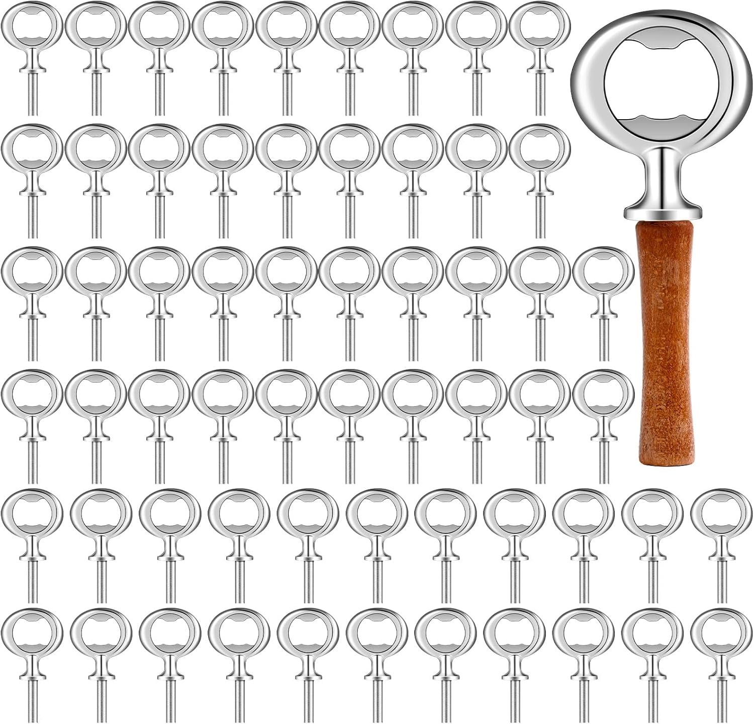 Stainless Steel Blank Bottle Opener Kit with Inserts and Hardware ...