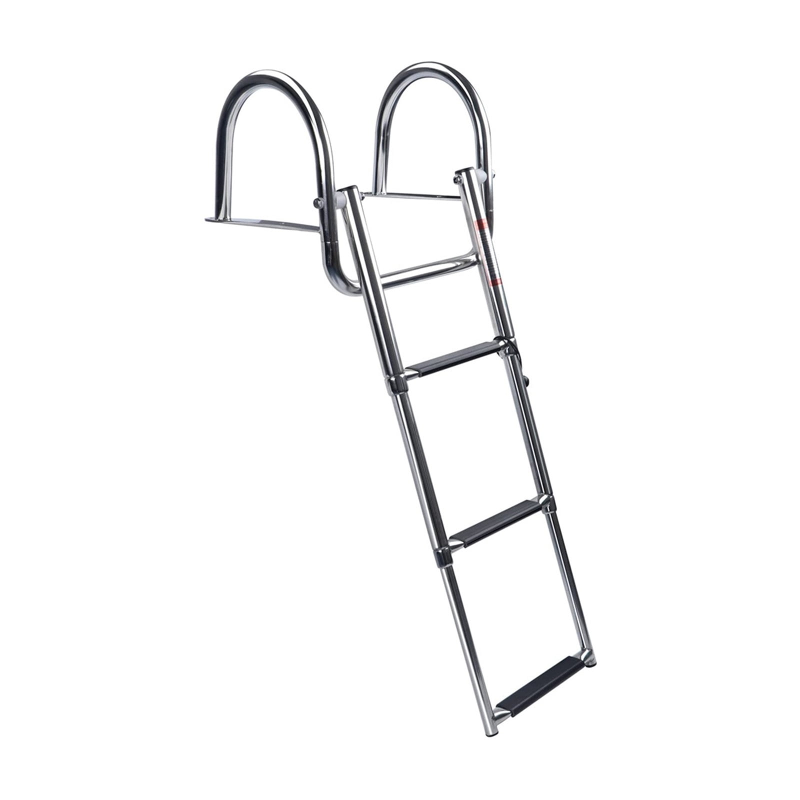 Stainless Steel Boat Boarding Ladder, 3 Step, Sliding, Folding ...