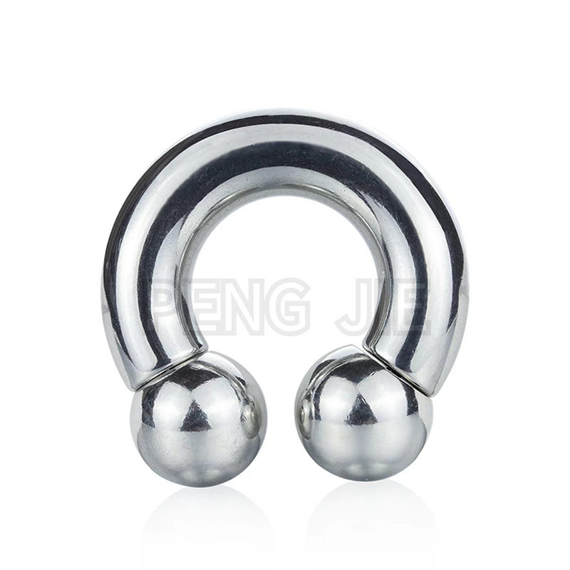 Stainless Steel Bold C-shaped Horseshoe Ring Auricular Nose Ring Multi ...