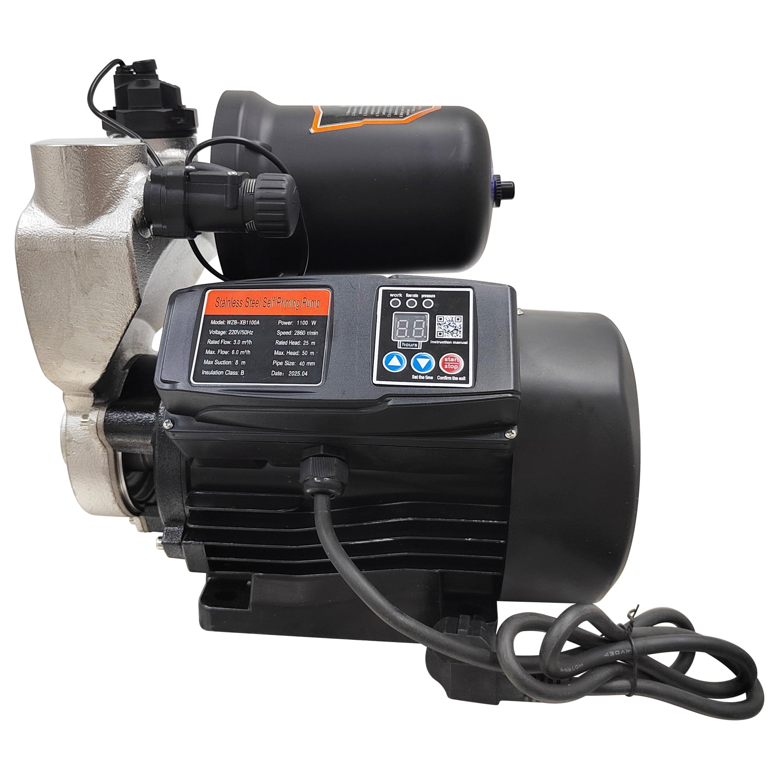 Stainless Steel Booster Pump Self Priming Water Pressure Booster Pump ...