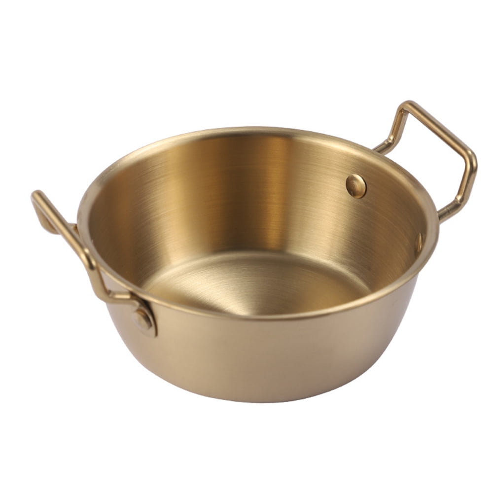 Guichaokj Stainless Steel Bowl with Handle Fruit Salad Bowl Saucepan ...