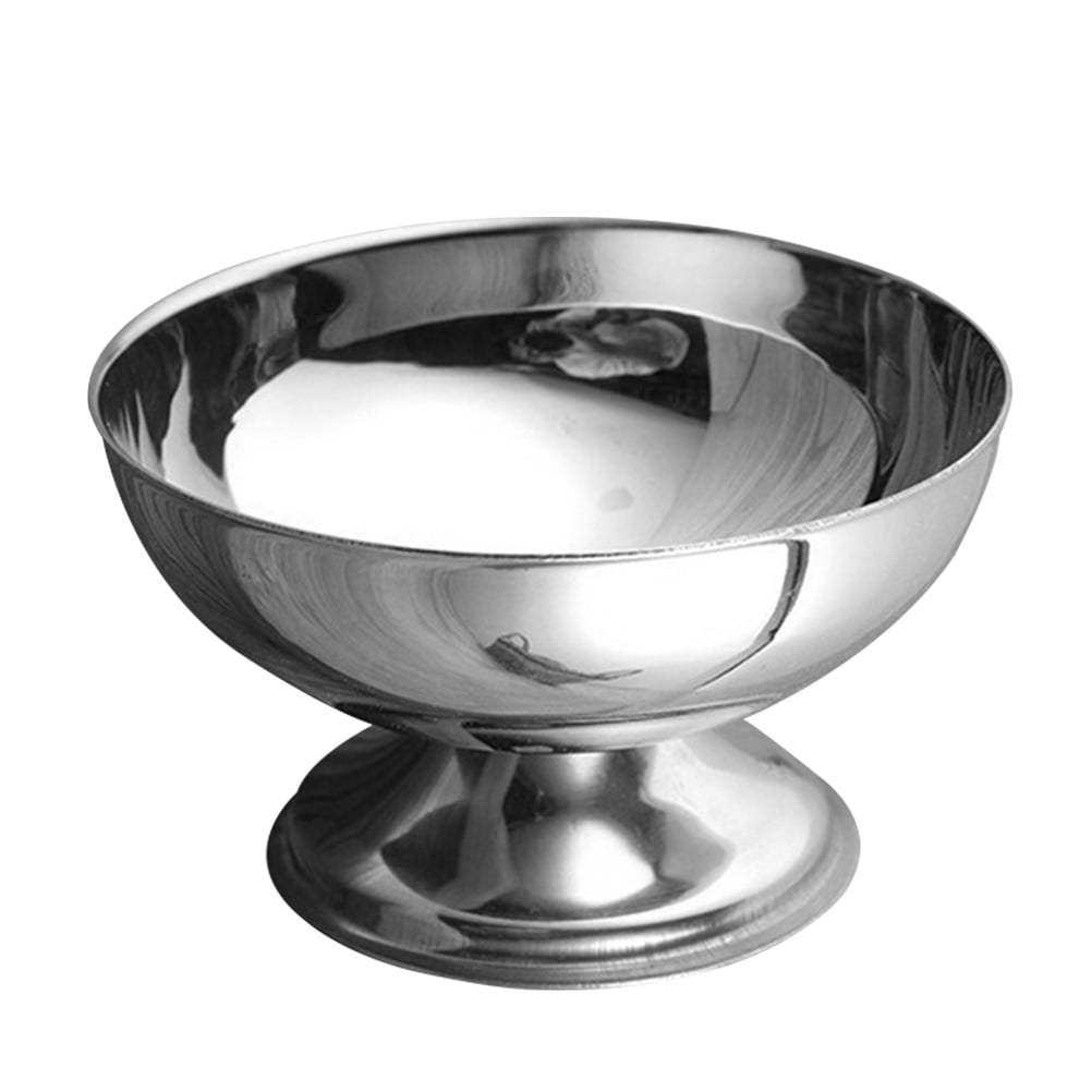 ONAPARTER Stainless Steel Bowls Footed Dessert Bowls Cups Goblets ...