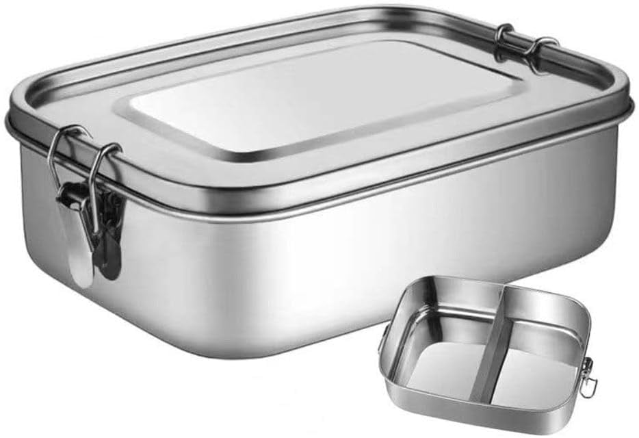 Stainless Steel Box, Metal Lunch Box Food Storage Containers, Metal ...