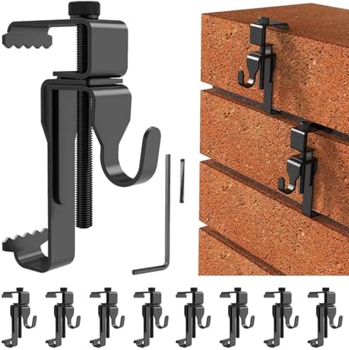 Stainless Steel Brick Clips - 2.0-3.0 Inch Adjustable Brick Hangers ...
