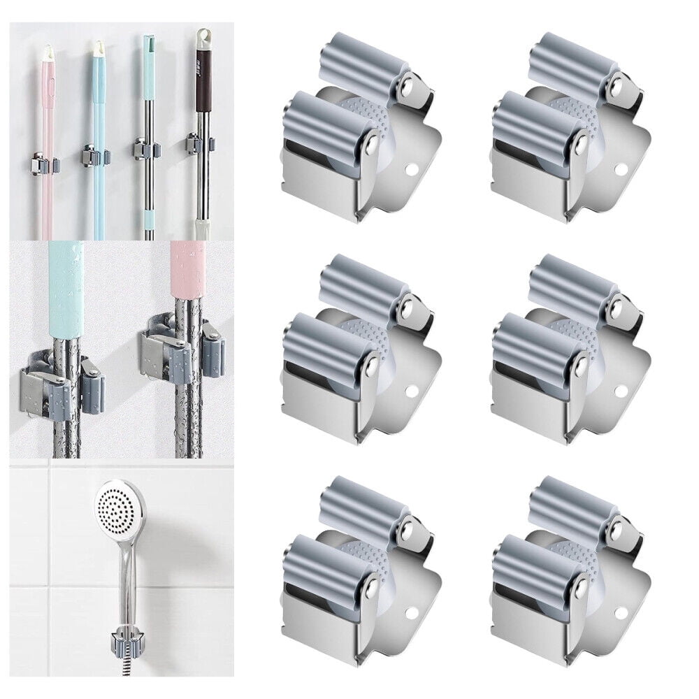 Stainless Steel Broom Holder Wall Mount, Easy Installation For Any ...