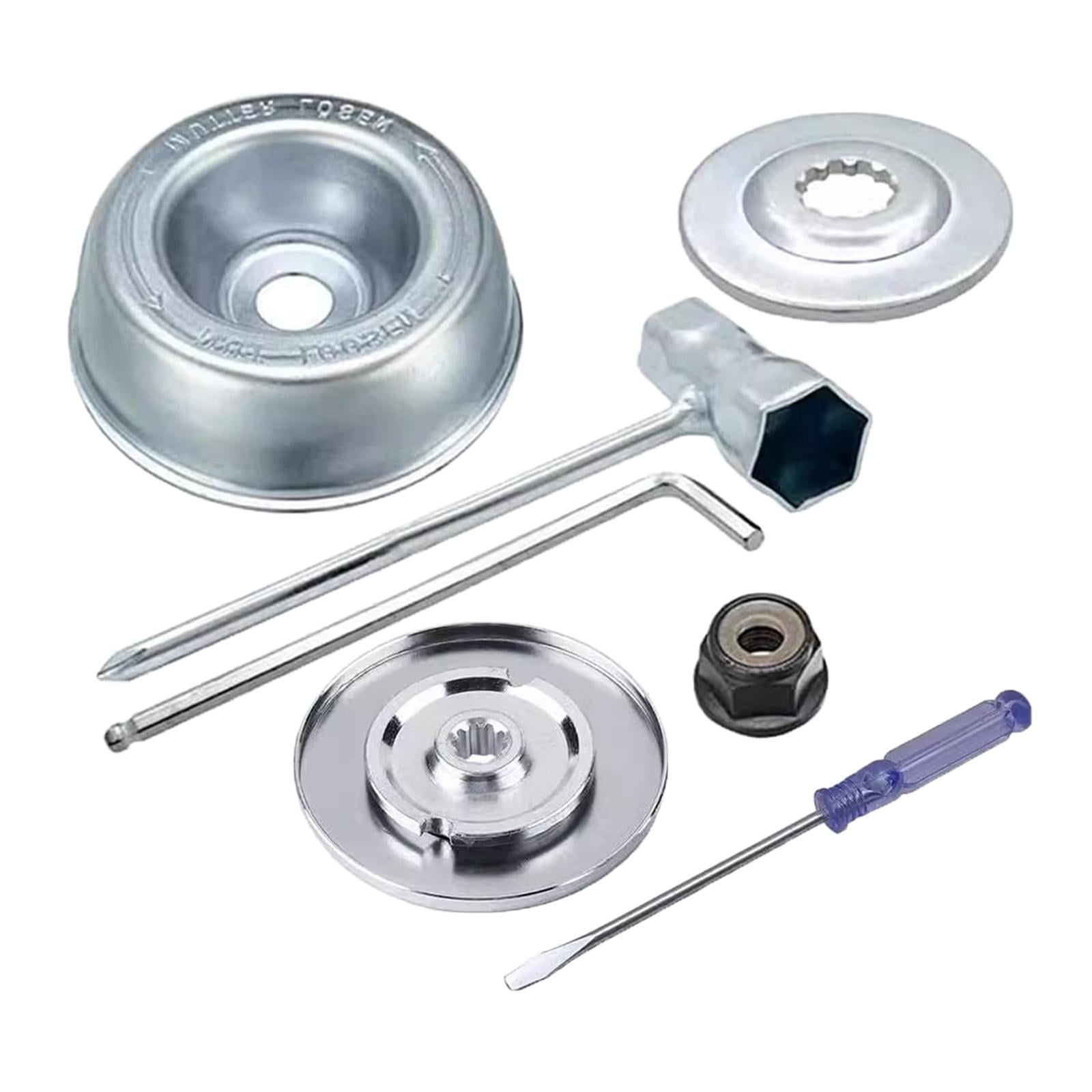 Stainless Steel Brush Cutter Accessories Set Blade Adapter Mount Plates ...