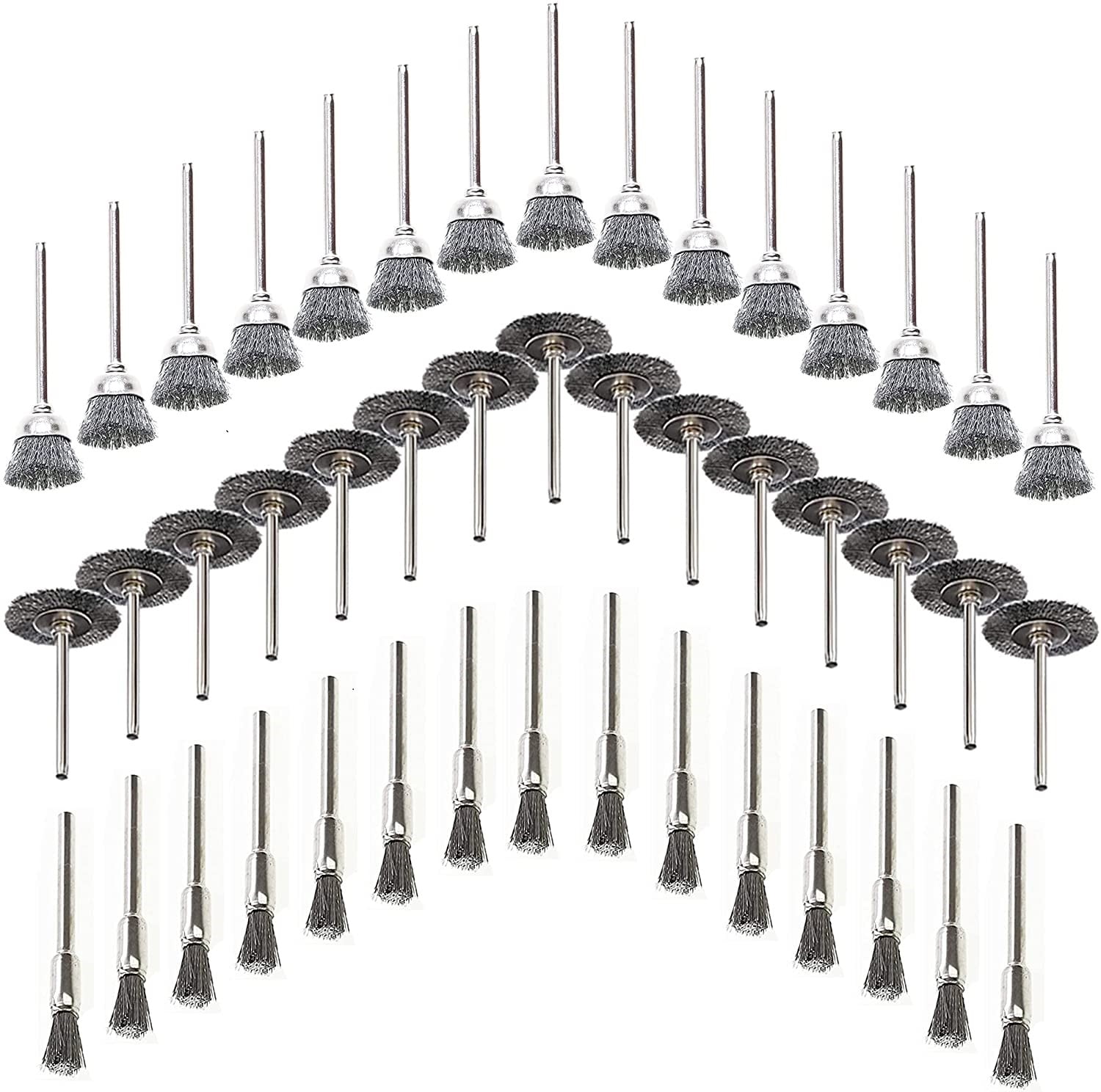 Stainless Steel Brushes, Wire Brush Set For Rust Dust Removal And ...