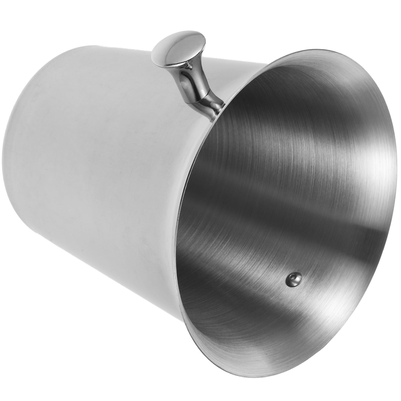 Stainless Steel Bucket Bottle Cooling Bucket 3L Ice Container Handheld ...