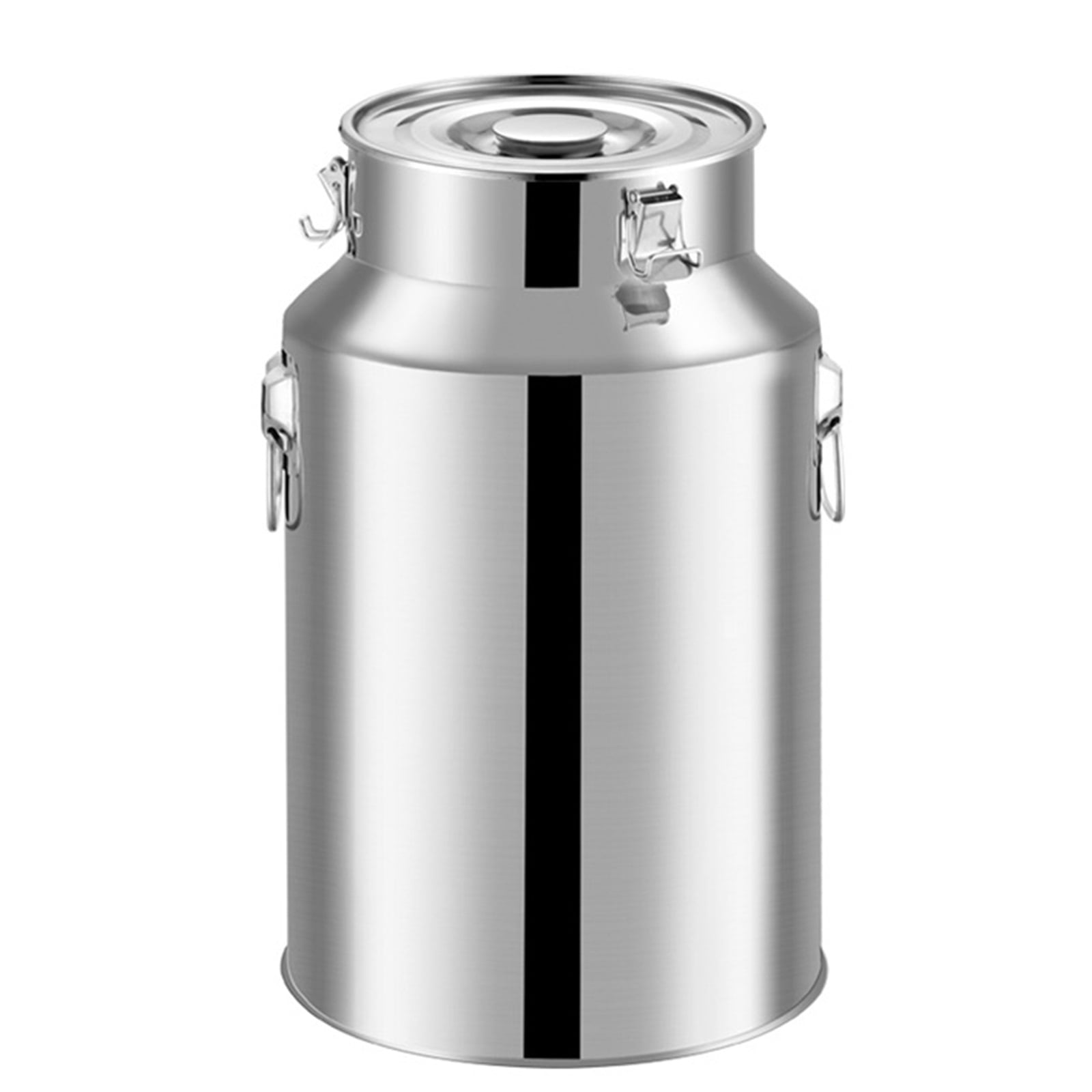 Stainless Steel Bucket With Lid, Stainless Steel Milk Can, Airtight ...