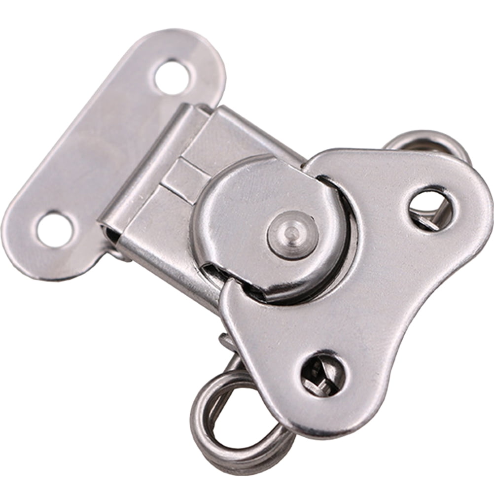 Stainless Steel Buckle Spring Loaded Latch Butterflies Hasp Latches ...