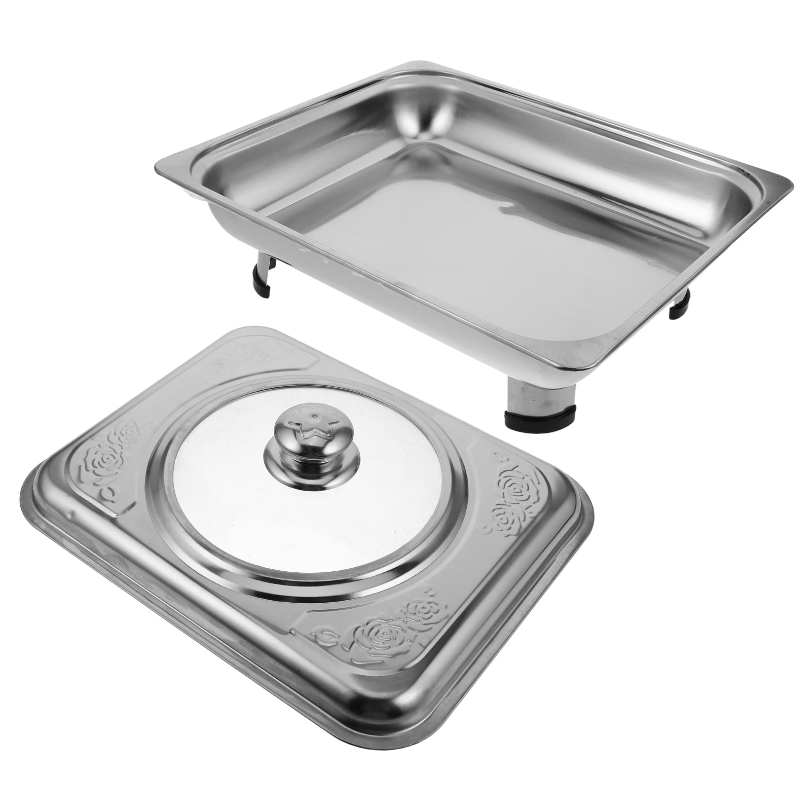 Stainless Steel Buffet Tray for Buffet Food Serving Metal Buffet Tray ...