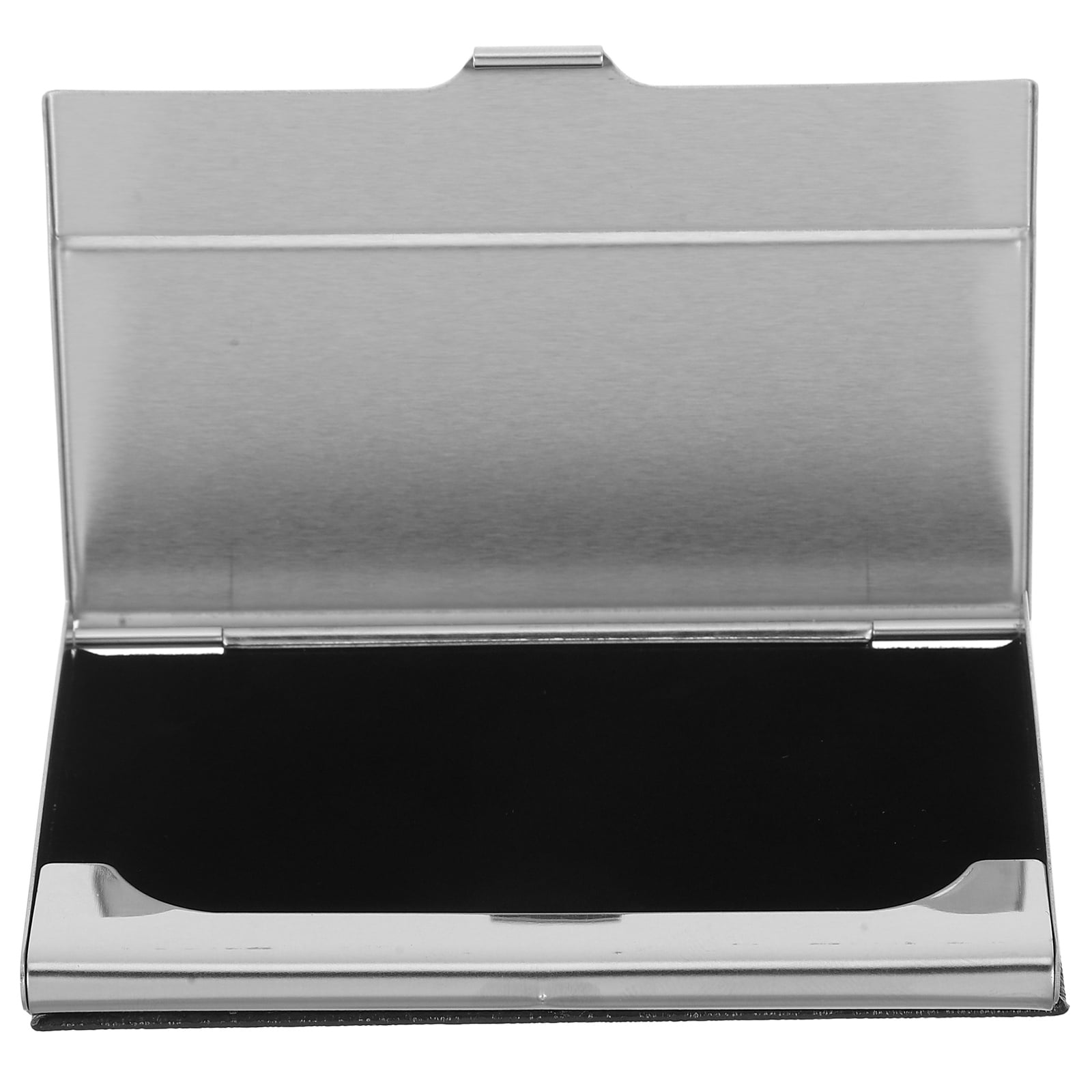 Stainless Steel Business Card Box Multi Dividers Wallet Binders Men ...