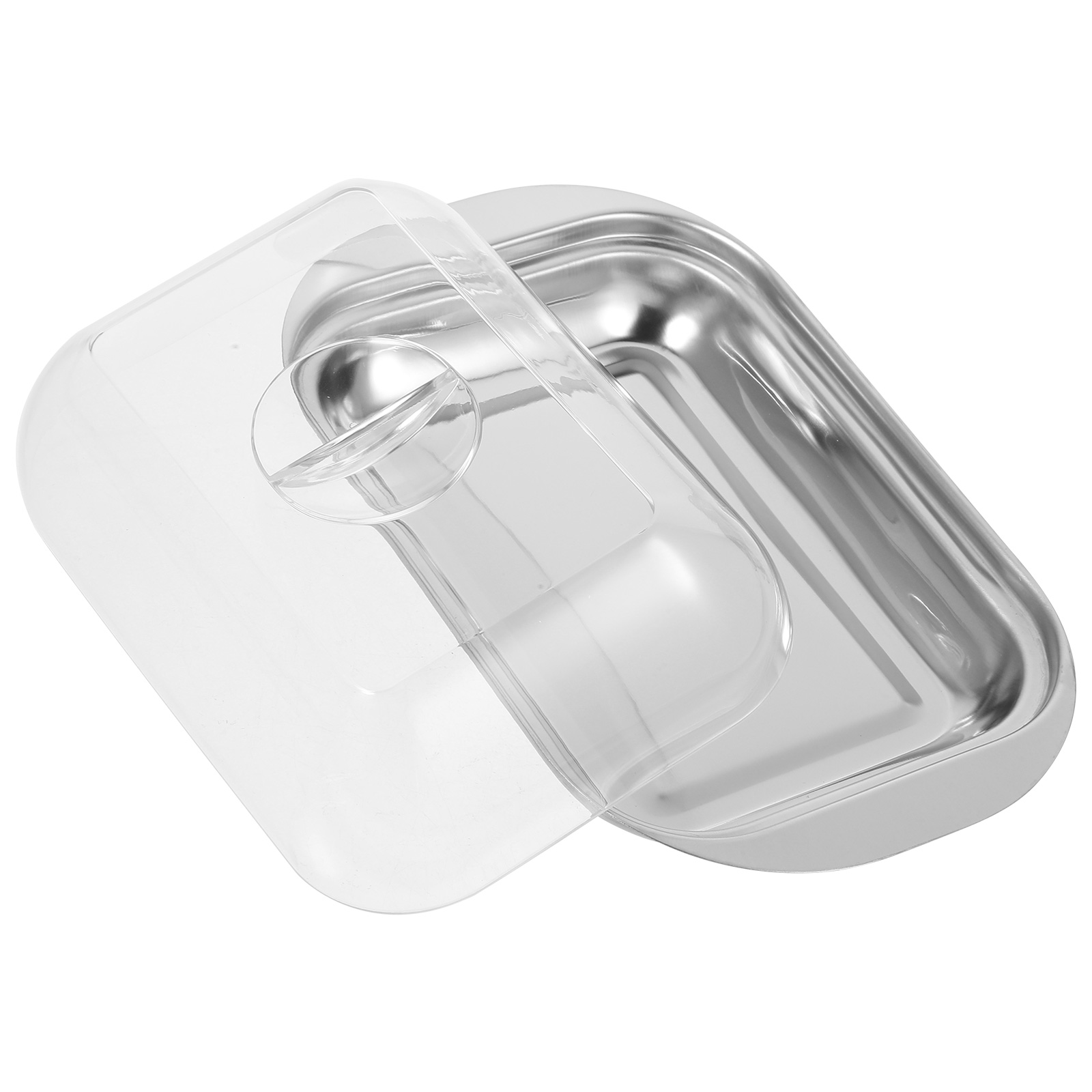 MEIBUTYUP Stainless Steel Butter Dish Container Home Kitchen ...