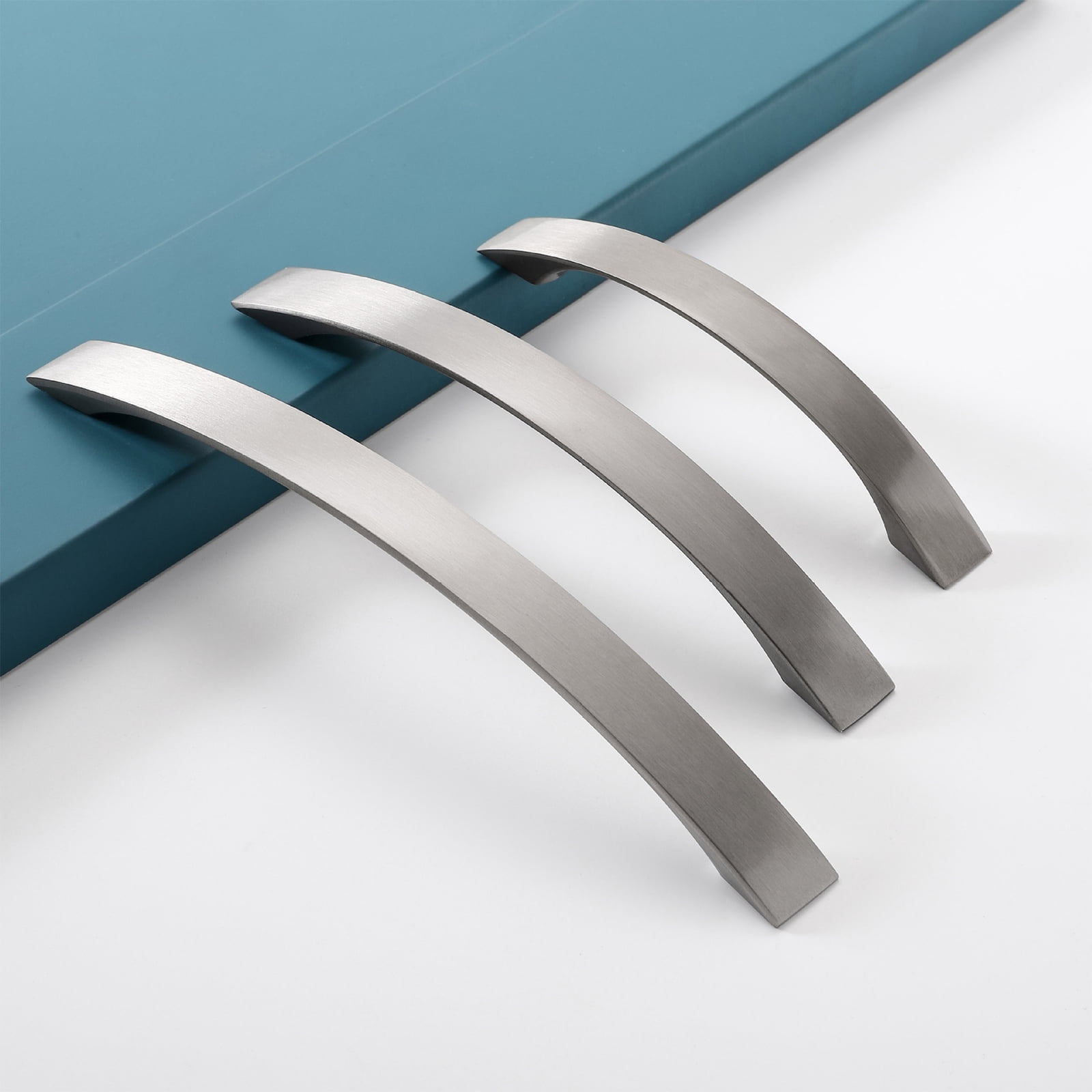 Stainless Steel Cabinet Handles Bar Pulls - Modern Silver Brushed ...