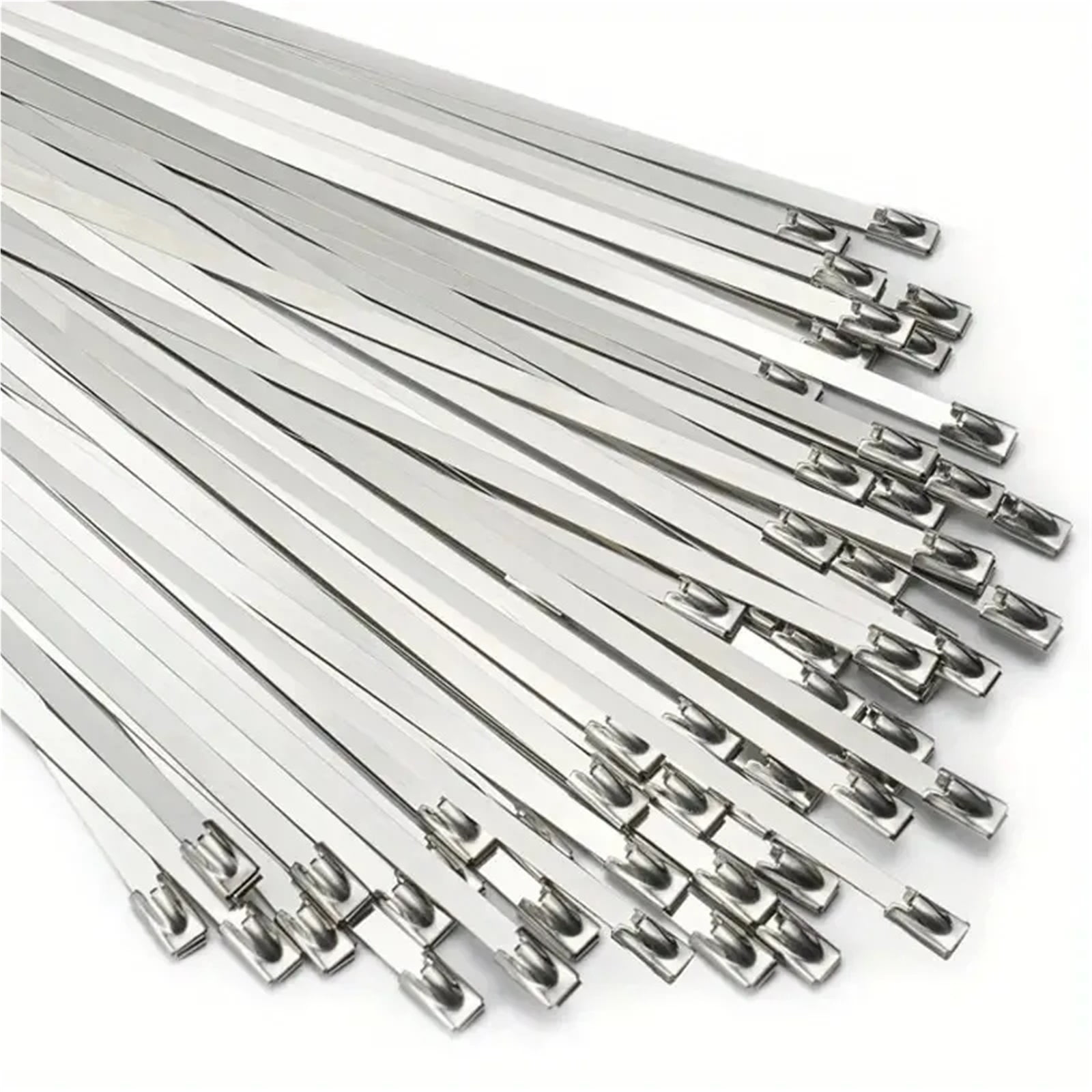 Stainless Steel Cable Ties Heavy Duty Self-Locking Cable Zip Tie Multi ...