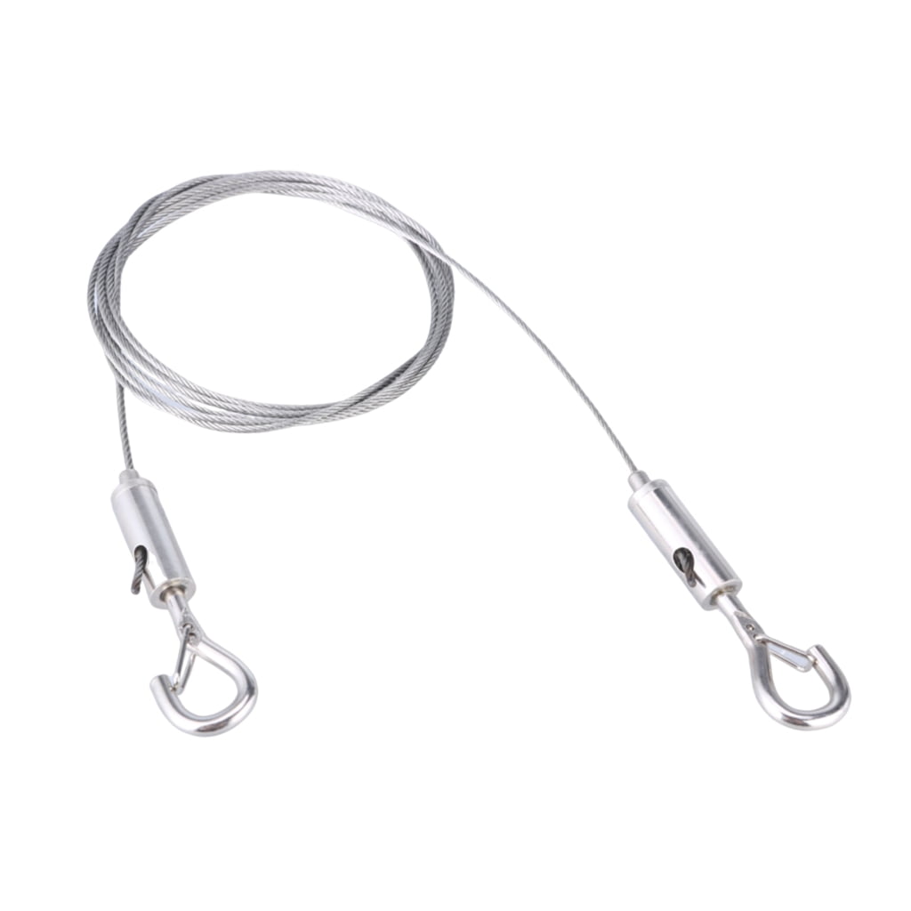 Stainless Steel Cable with Spring Hook Flexible Wire Rope for Hanging ...