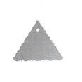Stainless Steel Cake Scraper Cream Icing Comb Smoother Irregular Teeth ...