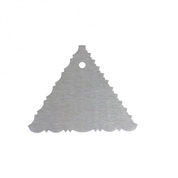 Stainless Steel Cake Scraper Cream Icing Comb Smoother Irregular Teeth ...