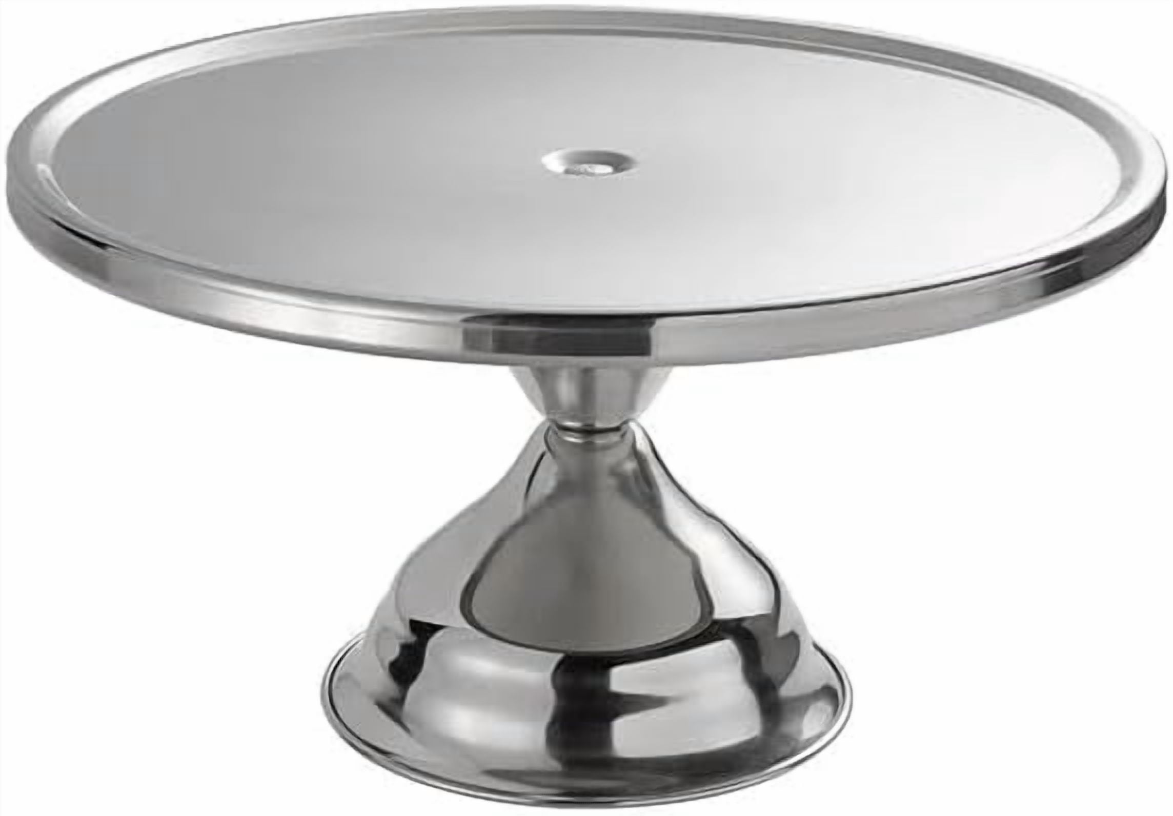 Stainless Steel Cake Stand | Round Cake Display for Weddings, Birthdays ...