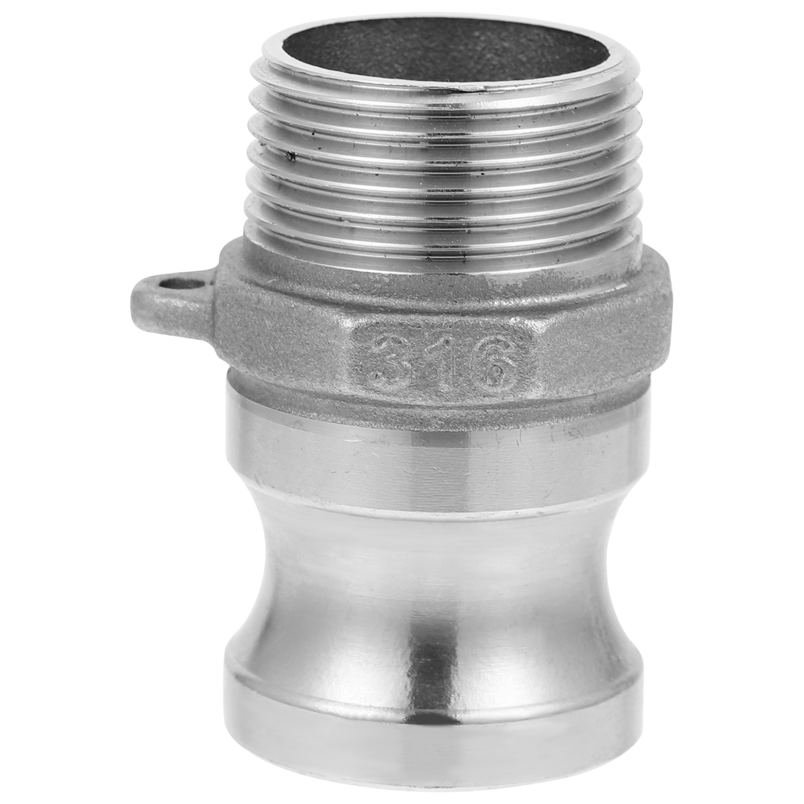 Stainless Steel Camlock Fitting Male NPT Thread Adapter - Walmart.com