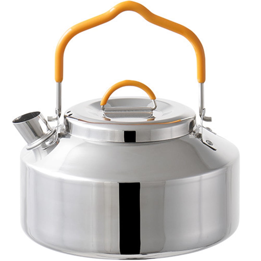 Stainless Steel Camping Pot Handle Tea Kettle Water Portable Stove ...