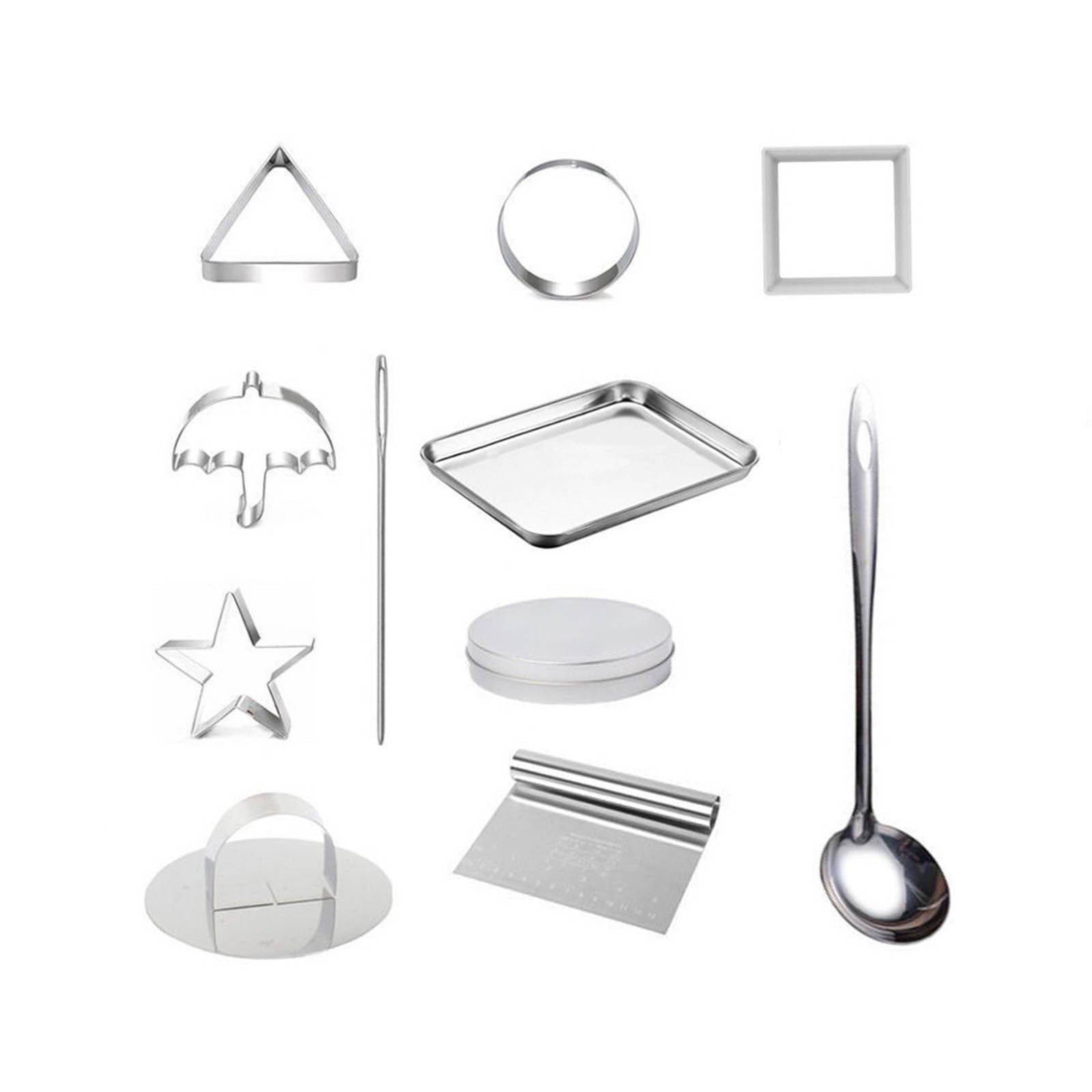 Stainless Steel Candy Molds Kit, Candy Making Tools, Cookie Cutters ...