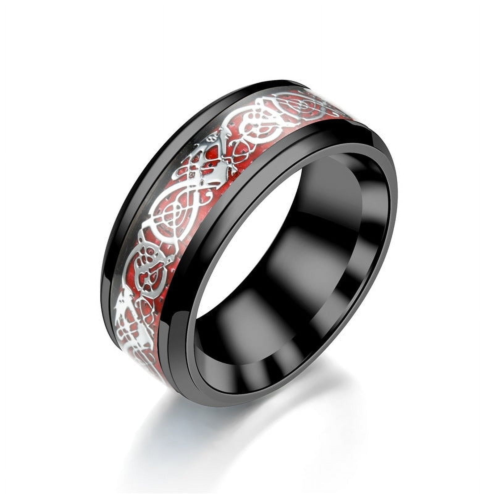 Stainless Steel Cartoon Character Ring, Unisex National Style Fashion ...
