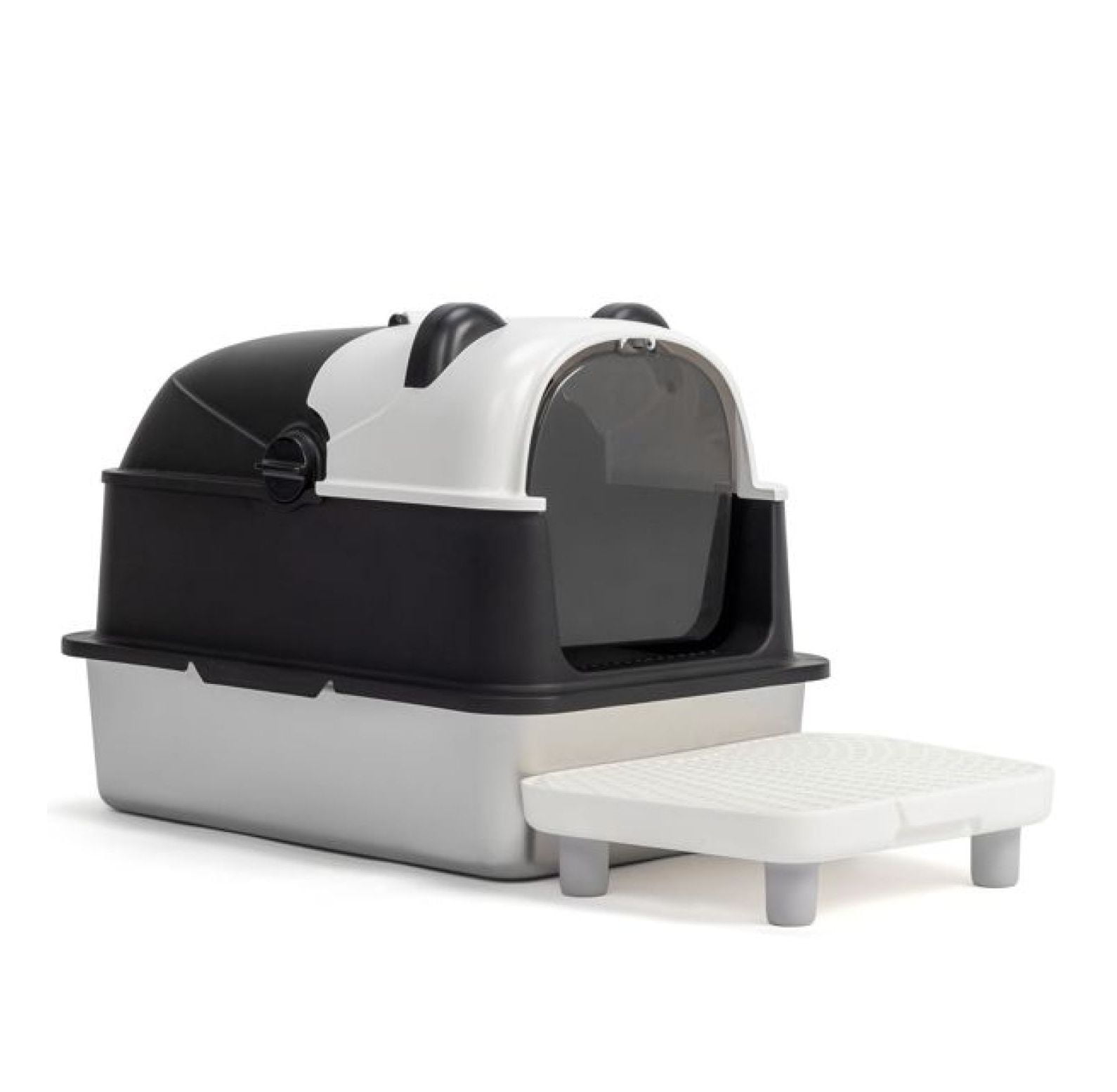Stainless Steel Cat Litter Box with Panda Design, Extra Large Litter ...