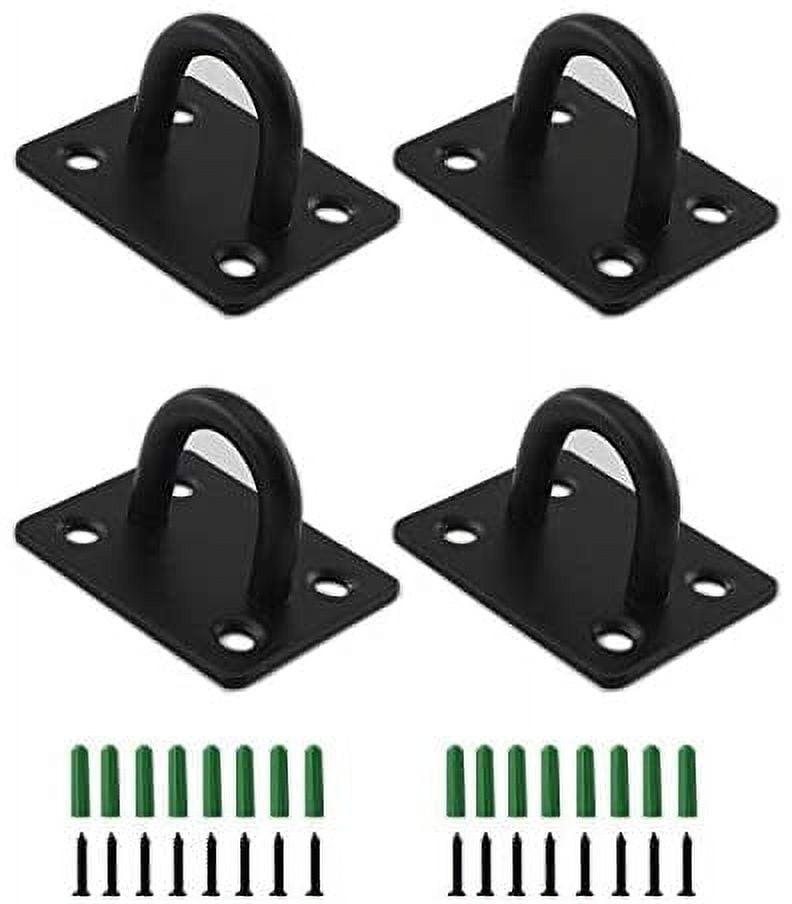 Stainless Steel Ceiling Hooks, Pad Eye Plate U Hooks Heavy Duty Wall ...