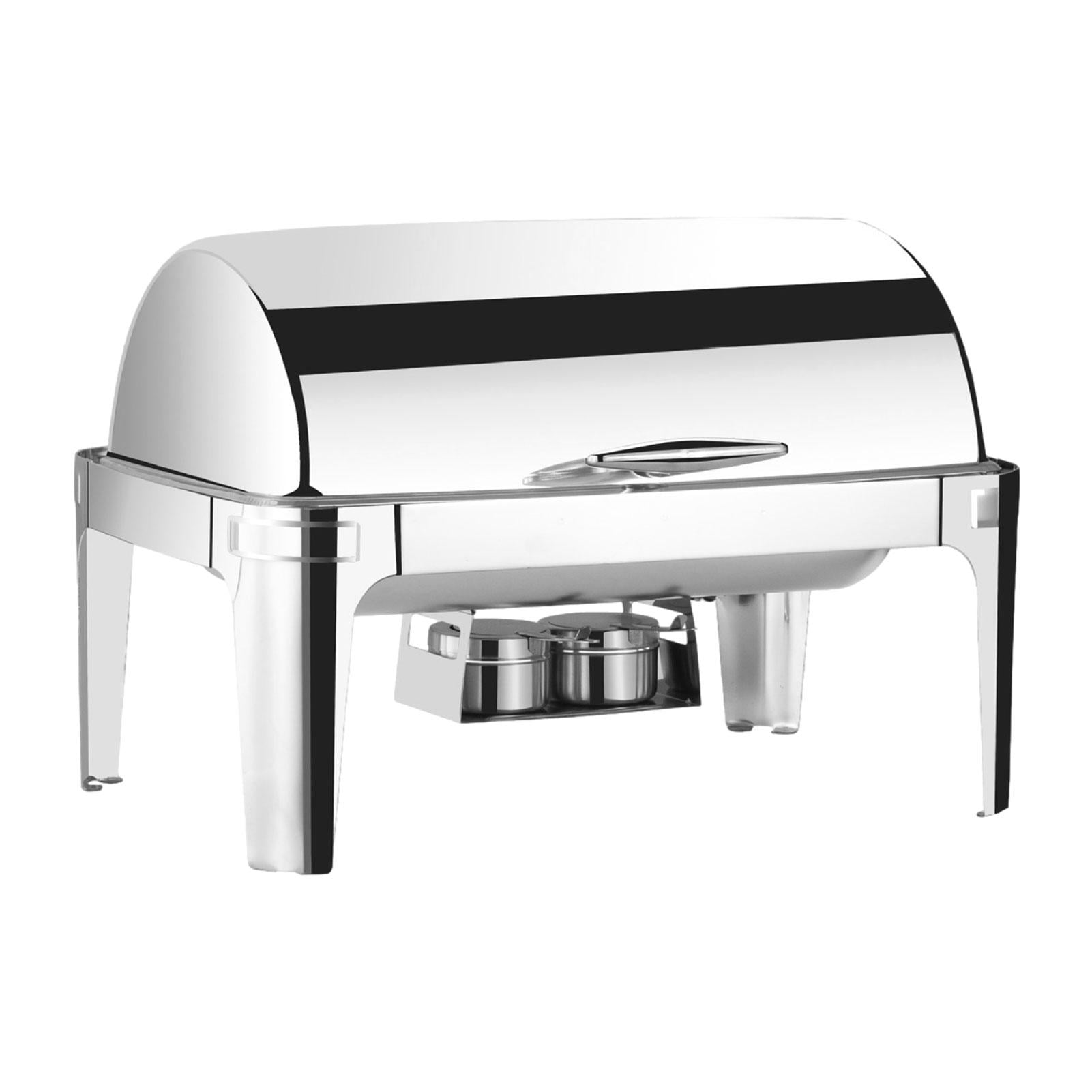 Stainless Steel Chafer | Roll Top Visible Chafing Dishes | Commercial ...