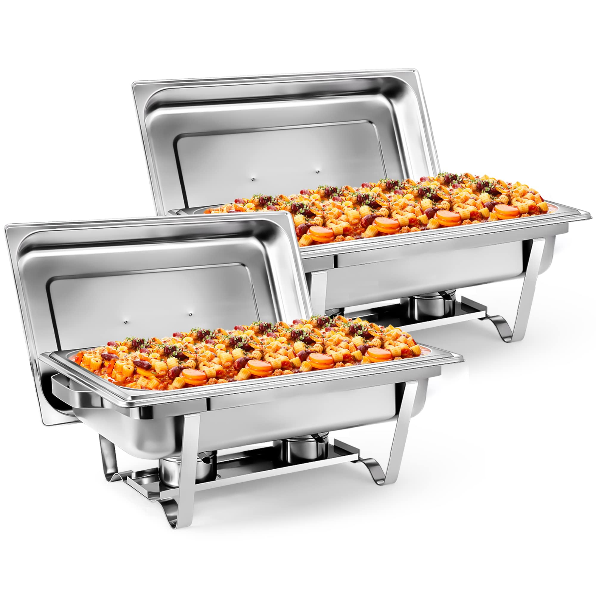Stainless Steel Chafing Dish Buffet Set 9 Qt Complete Catering Warmer ...