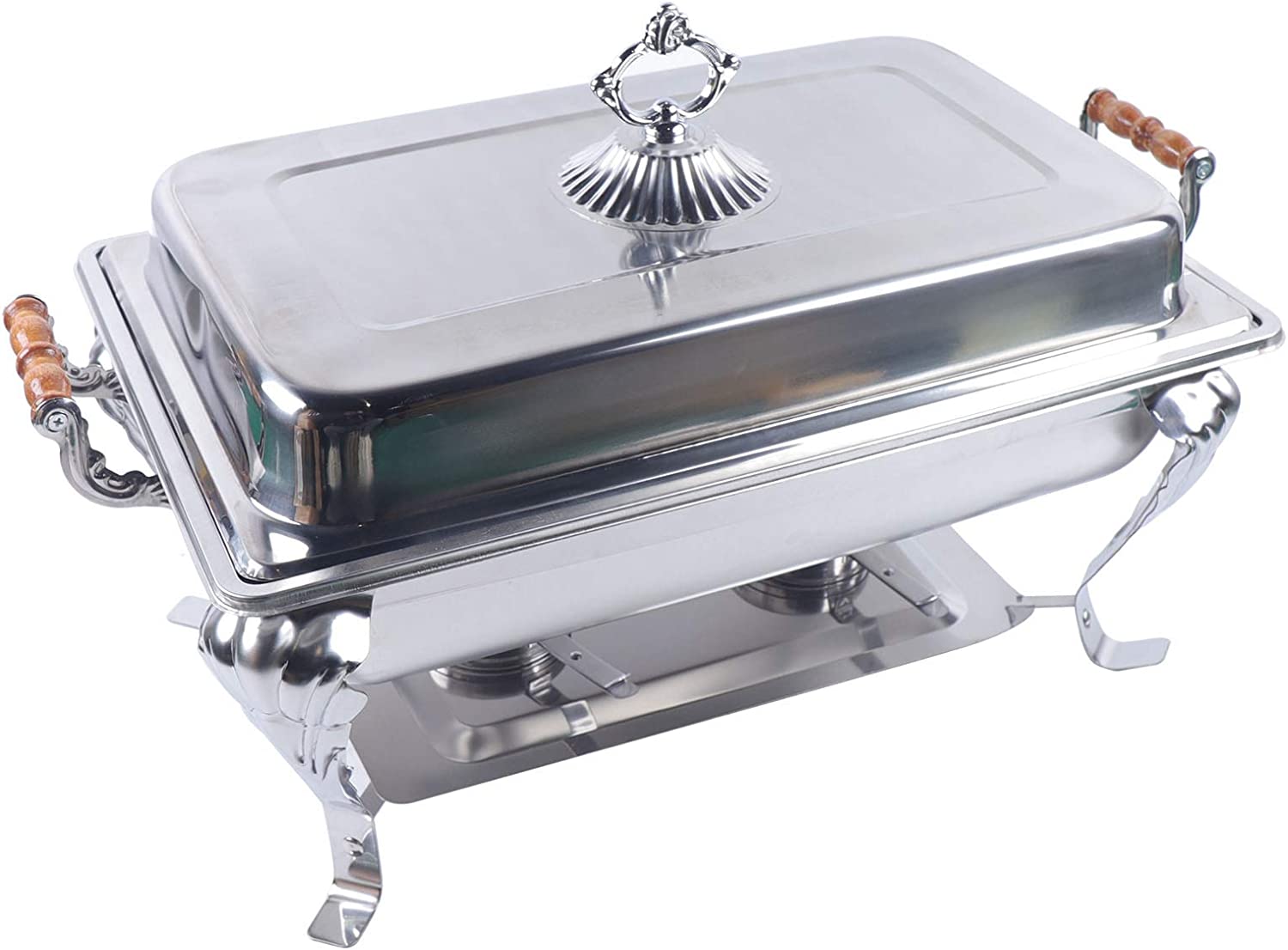 Stainless Steel Chafing Dish Buffet Set Rectangular Food Insulation ...
