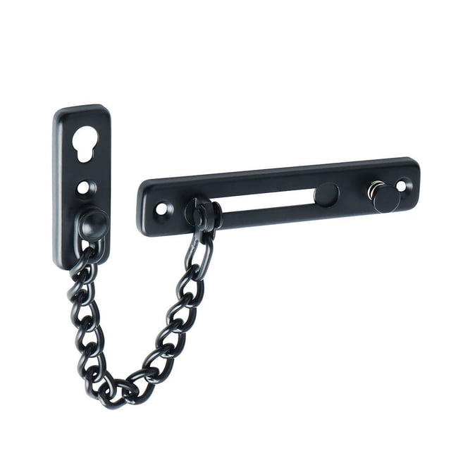 Stainless Steel Chain Door Guard With Spring Anti-Theft Press Lock ...