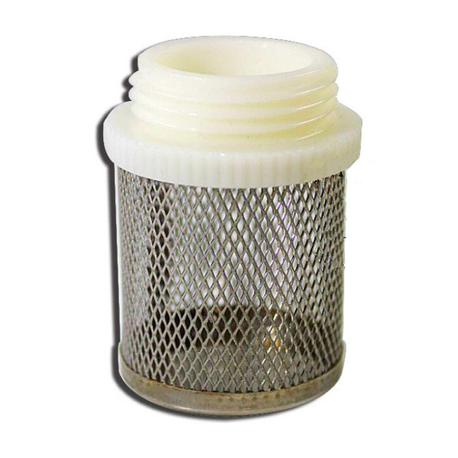 Stainless Steel Check Value Filter Bottom Foot Round Cylindrical Tap ...