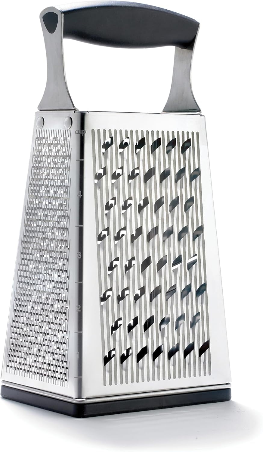 Stainless Steel Cheese Grater with Handle Box Grater for Kitchen ...
