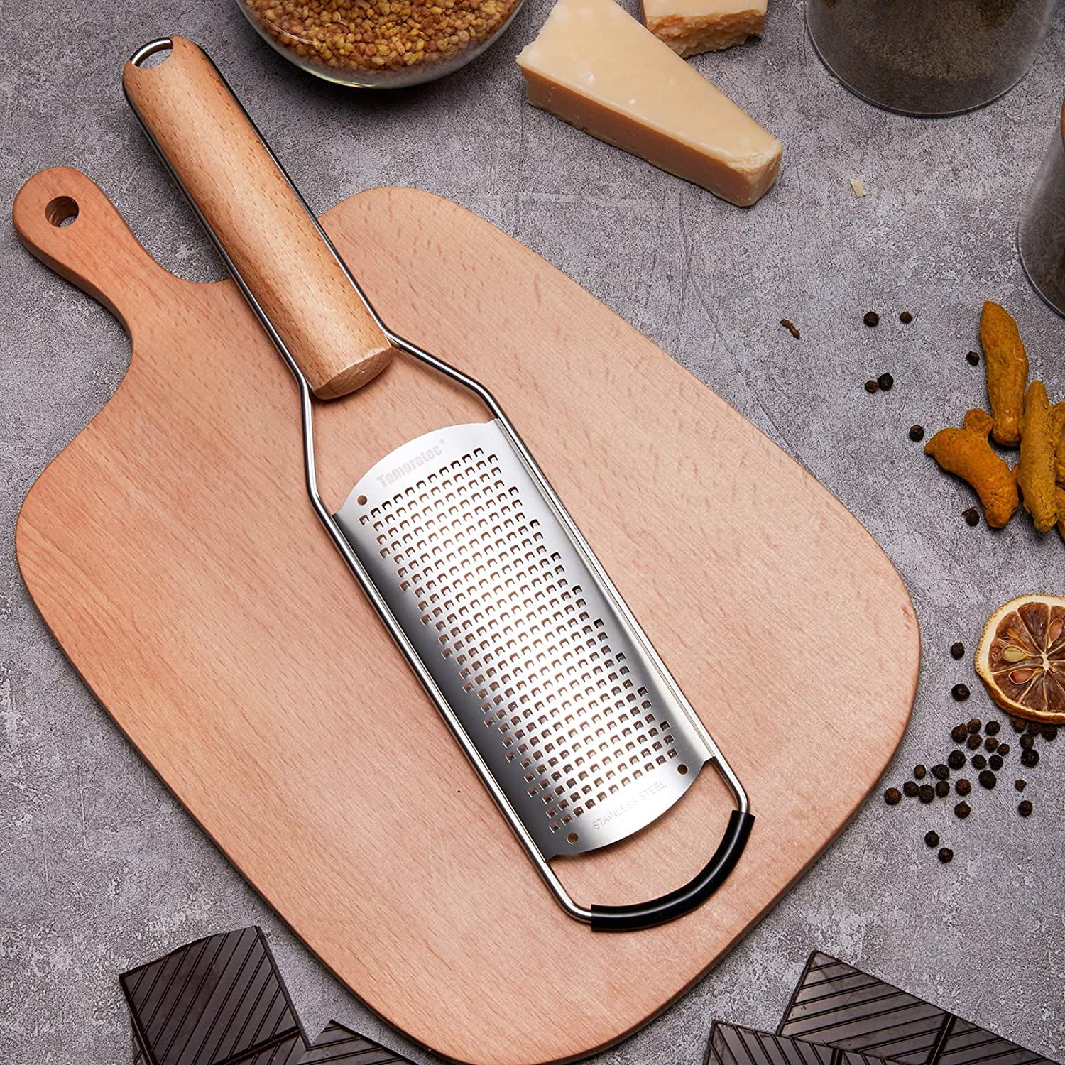 Tomorotec Multi-Functional Kitchen Utensil: Stainless Steel Cheese ...