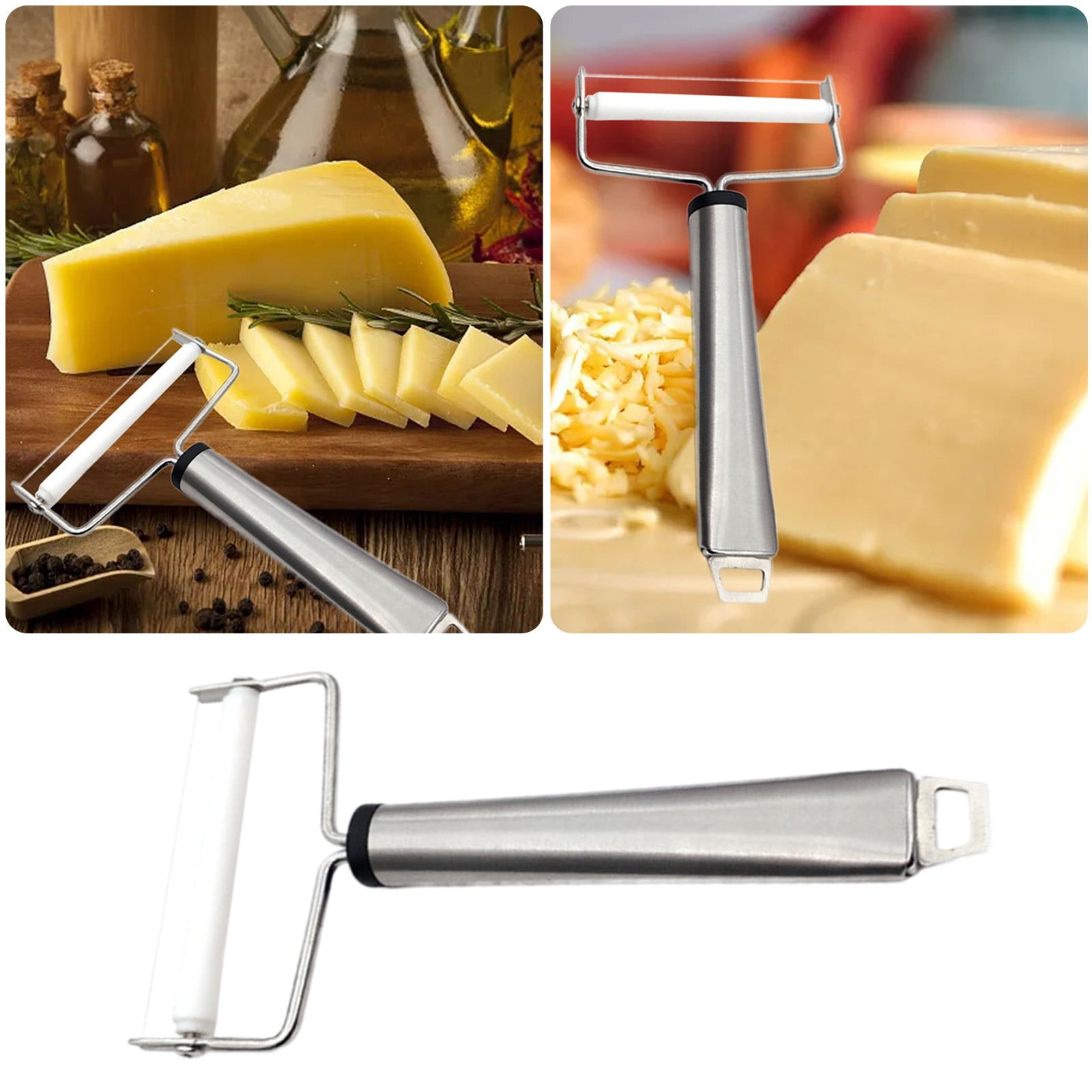 Stainless Steel Cheese Scraper Baking Cheese Slicer Multi Function ...