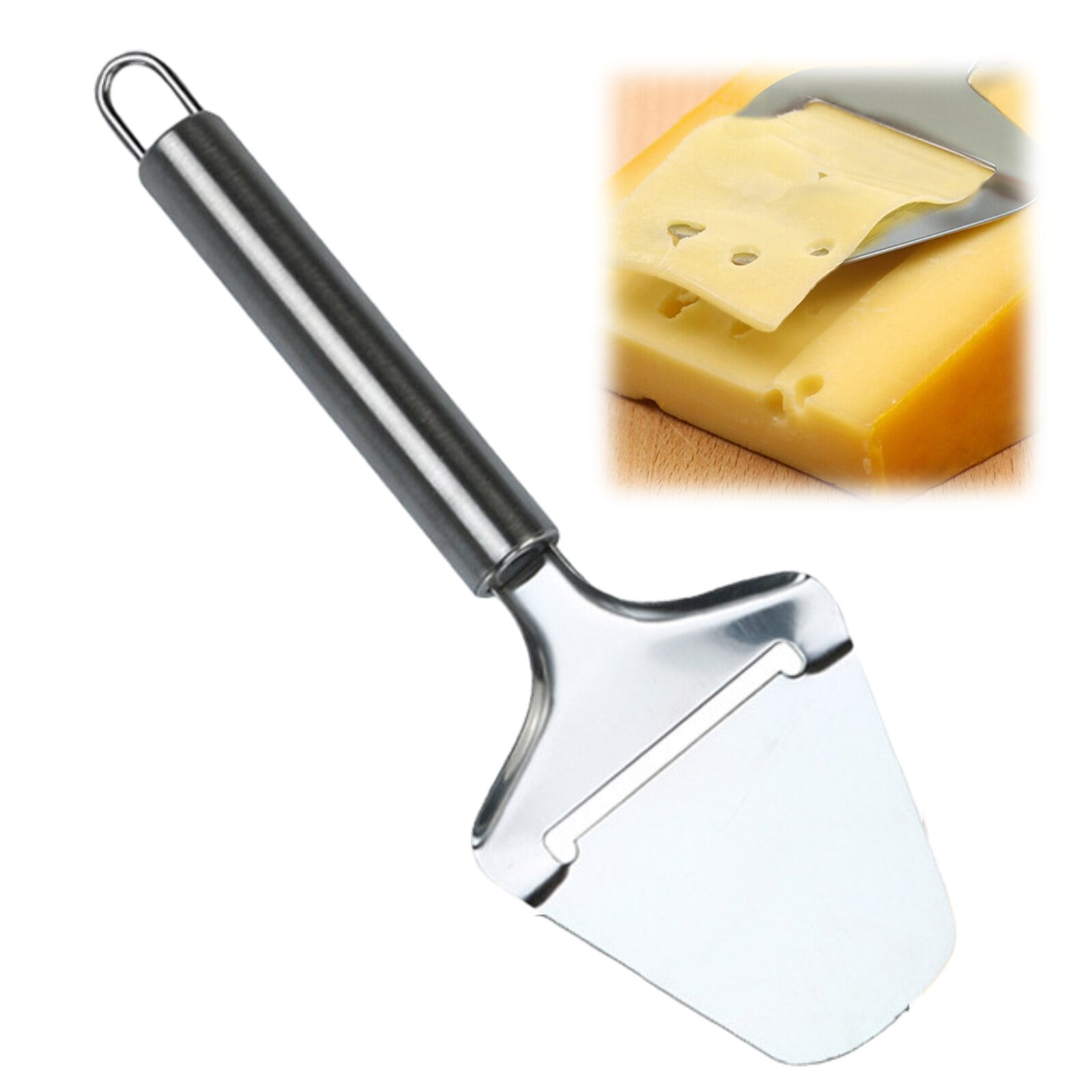 Stainless Steel Cheese Slicer Cheese Grater Cake Cutter Butter Kitchen ...