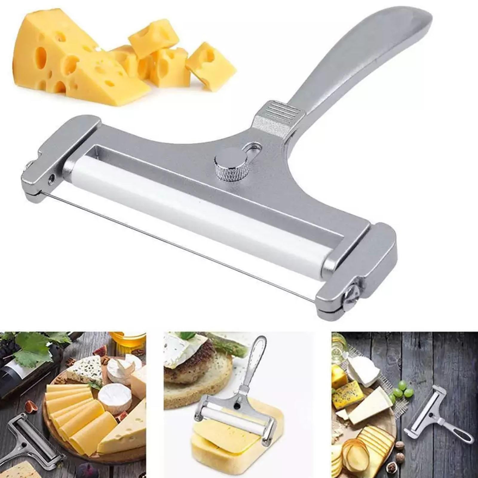 WOOL Stainless Steel Adjustable Cheese Slicer, Durable Wire Cheese ...
