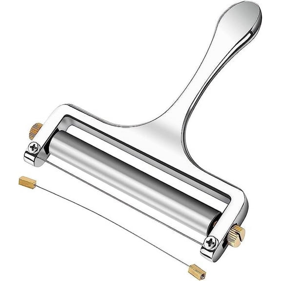 Cheese Slicer – Stainless Steel Cheese Cutter | Adjustable Thickness ...