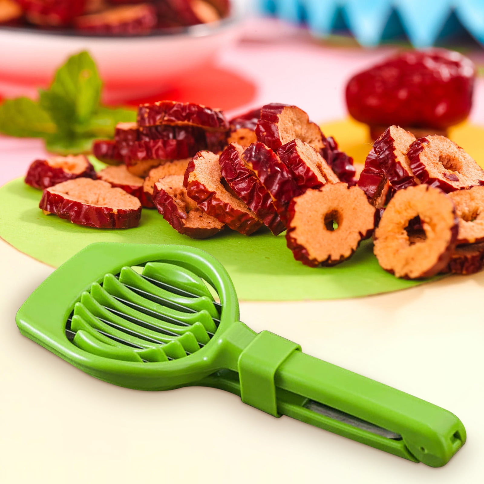 Stainless Steel Cheese Slicer – Kitchen Date Cutter Slicing Tool for ...