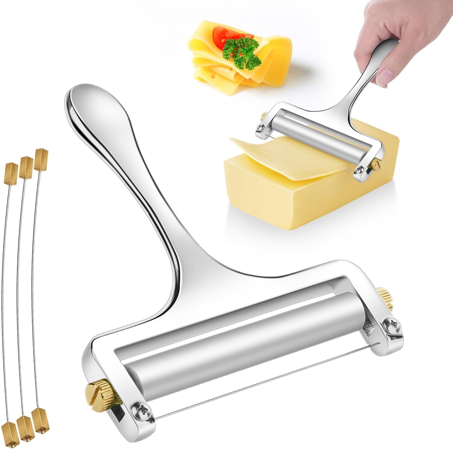 Stainless Steel Cheese Slicer - Professional Cutter for Raclette ...