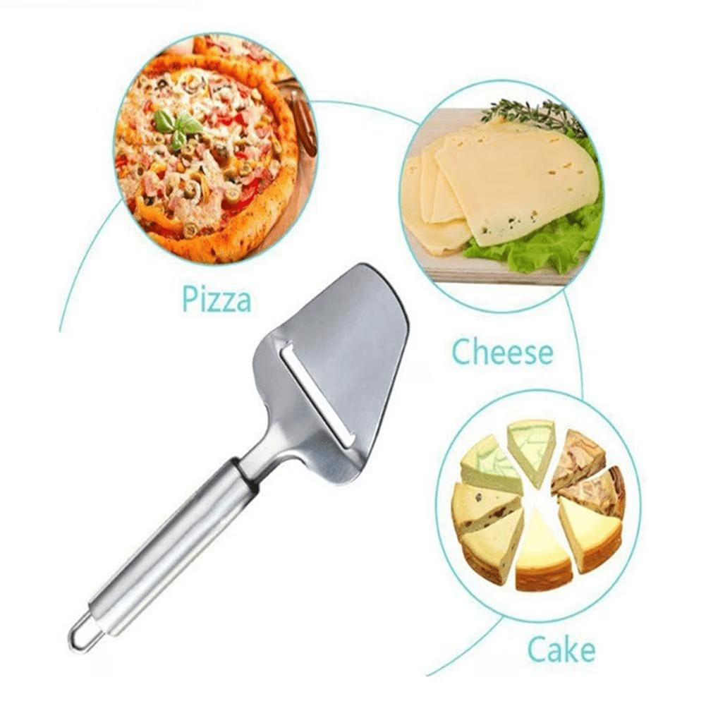 Stainless Steel Cheese Slicer With Sharp Non-Stick Blade, Ergonomic ...