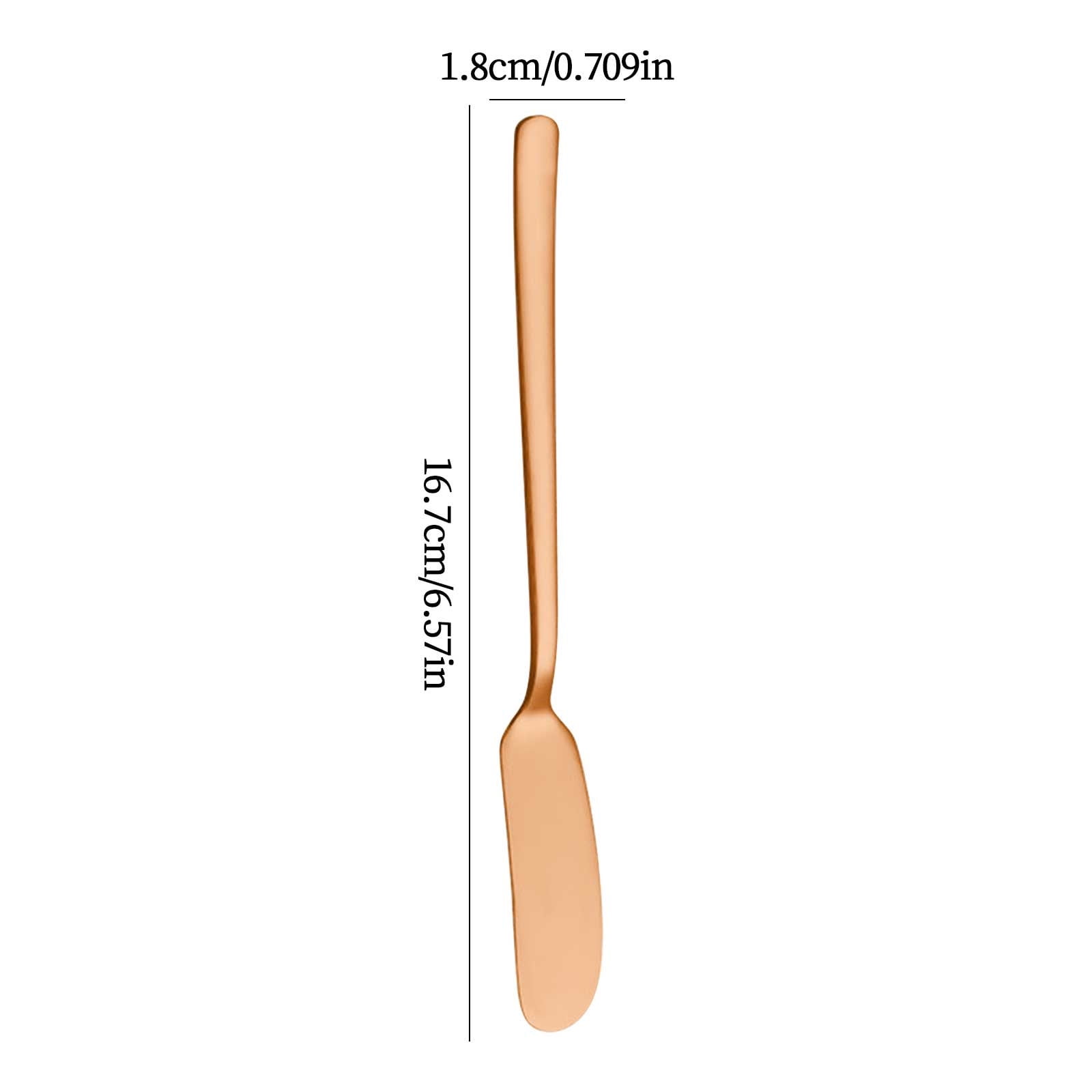 Stainless Steel Cheese Spreader Set - Set of 4 Ergonomic Kitchen Knives ...
