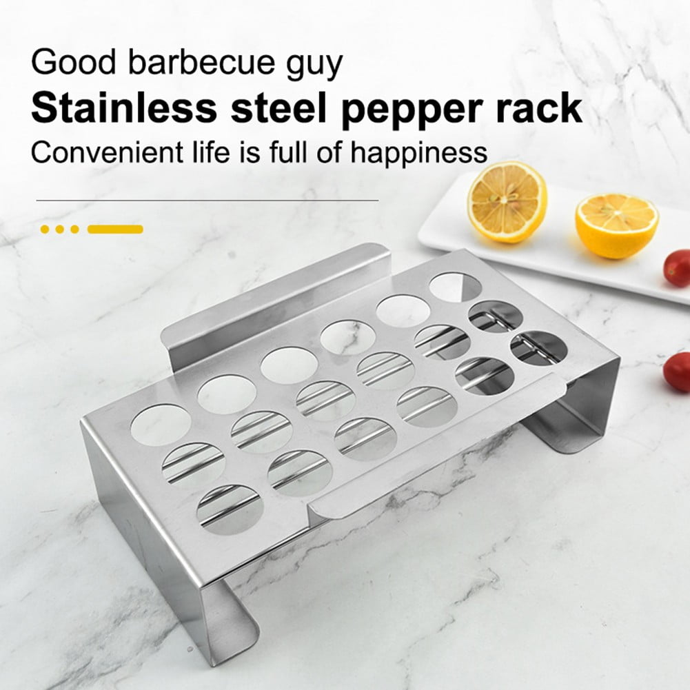 Stainless Steel Chili Pepper Roaster Grill Rack Great For Outdoor Bbq ...